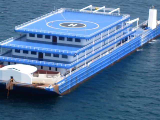 370' Steel barge-370' Accommodation Barge For Sale